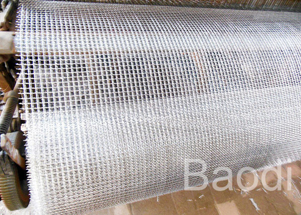 Quality Stainless Steel Woven Wire Mesh Rolls , Square Pattern Woven Wire Mesh Panels for sale