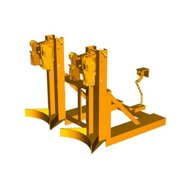 Quality DG720F Forklift Mounted Drum Grab Double -grip Type Grabs Load Capacity 360kgX2 for sale