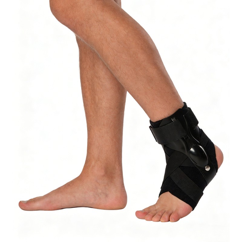 Quality Adjustable Ankle Stabilizer Brace Dual Support Ankle Brace for Sprain & Injury for sale