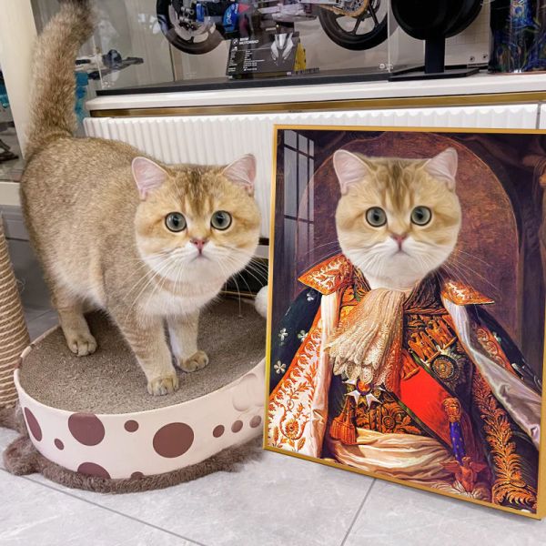 Quality Pet Portrait Aluminum Alloy Photo Frame Customized Keepsake Souvenir for Dogs and Cats for sale