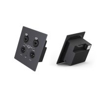 Quality 2CH Dante Audio Transmission 802.3af XLR Cable Wall Plate CE ROHS for sale