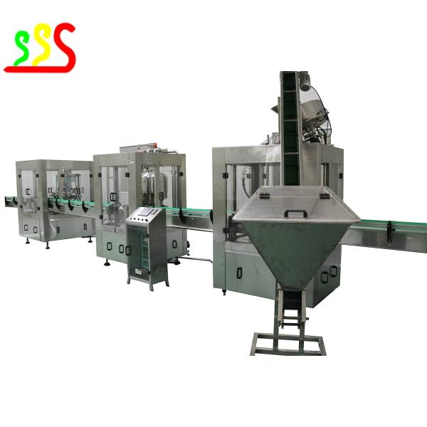 Quality 210ml Bottle Fruit Juice Processing Machine 4000 - 5000 Bottles/H for sale