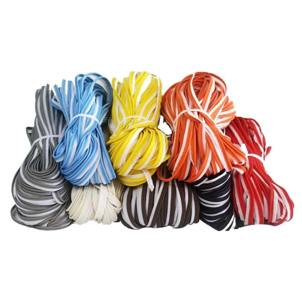 Quality Reflective Safety Stripes Piping Fabric Trim For Sewed On Uniform Width 1.5mm Color Blue for sale