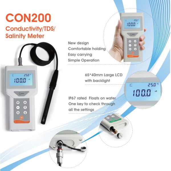 Quality High Precision PH Sensor Handheld Portable Dissolved Oxygen Meter for Aquacultur for sale