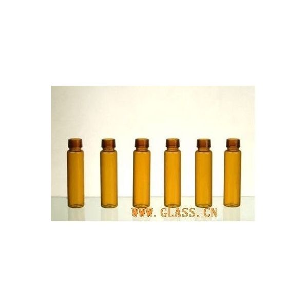 Quality Custom Logo, Clear / Amber, Medical, Pharmaceutical Screw Glass Bottles AM-MGB for sale