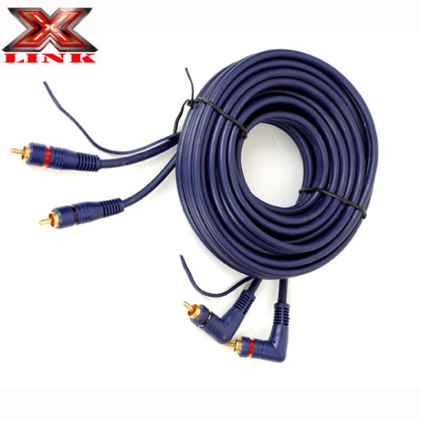 Quality Auto RCA Audio Cable Y Adapter 0ft Shielded RCA Cables with PVC Insulation for sale