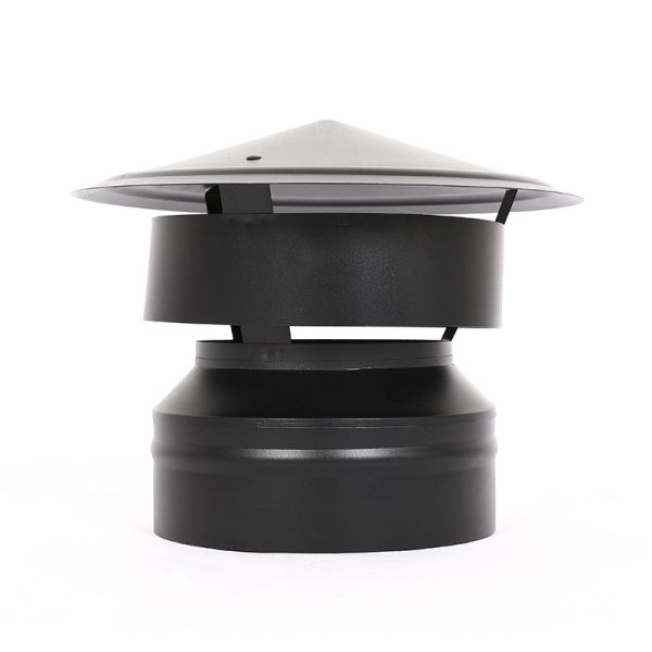 Quality Straight Black Chimney Pipe Stainless 304 Material Internal External Installatio for sale