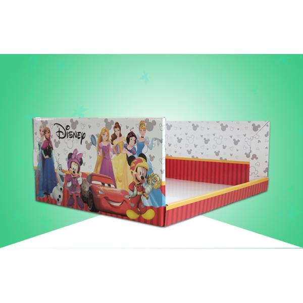 Quality Stackup Heavy Duty Cardboard Display Trays / PDQ Trays Under Disney Brand for for sale