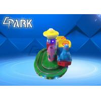 China Amusement Park Rides / Zoo Steam Train Track Ride Fiberglass Material factory