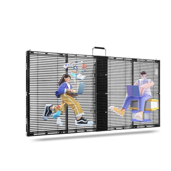 Quality 500X1000mm PH5-10 Outdoor High Brightness High Refresh Rate LED Transparent Display for sale