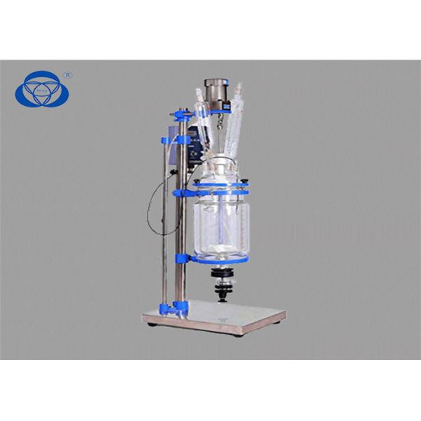 Quality Mini Single Layer Chemical Glass Reactor 304 Stainess Steel High Precision for sale