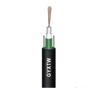 Quality G652D GYXTW Single Mode Outdoor Fiber Optic Cable for sale
