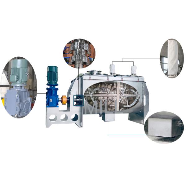 Quality Dry Medicine Ribbon Blender Machine , Fully Automatic Powder Mixing Blender for sale