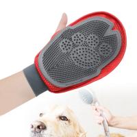 Quality Custom Deshedding Glove Efficient Pet Grooming Glove Pet Cleaning Supplies for sale