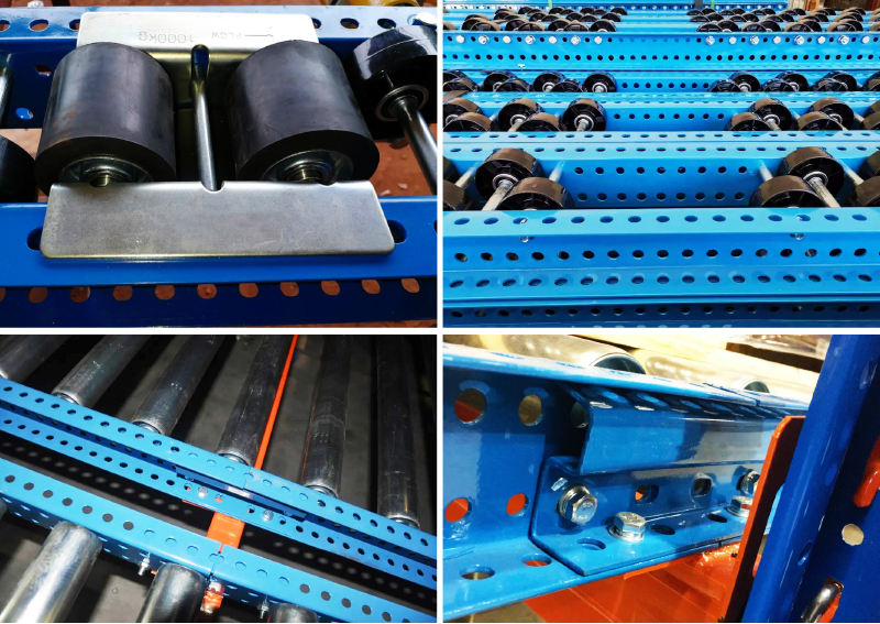 Gravity Storage Racking  Warehouse Gravity Pallet Rack Pallet Flow Rack