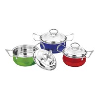 Quality Modern Kitchen Cookware Set , High Standard 6 / 8 Pcs ss Cookware Sets for sale