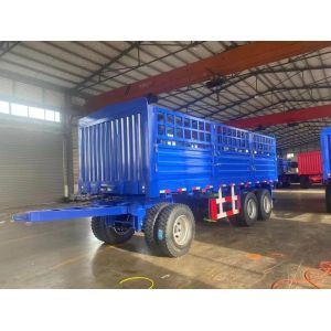Quality 8/12 Tire Number Heavy Duty Draw Bar Full Trailer for Timber and Heavy Cargo for sale