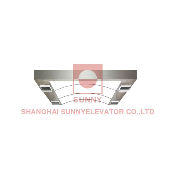 Quality Elevator Cabin Ceiling Car Top Light Panel Acrylic Material Customized Mirror for sale