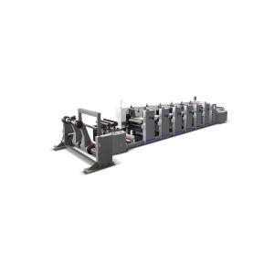 Quality Single Faced Printing Unit Type 6 Colors Flexographic Machine for Paper Plate for sale