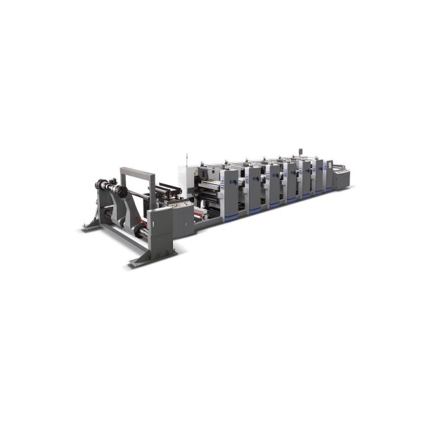 Quality Single Faced Printing Unit Type 6 Colors Flexographic Machine for Paper Plate for sale