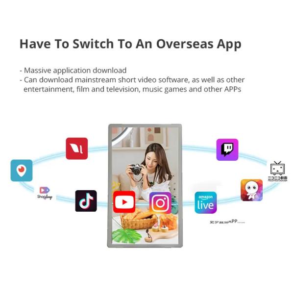 Quality 4K Cameras Live Streaming Broadcast Tiktok Live Streaming Display 21.5 32 inch for sale