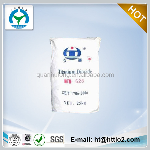 Quality HUTONG HTR628 98.5min Rutile 94min Tio2 Content Titanium Dioxide for sale