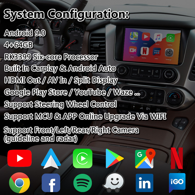 Quality Lsailt Android Carplay Multimedia Video Interface for Chevrolet Suburban for sale