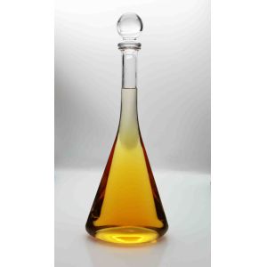 Quality Star Trek Enterprise Replica OEM RISAN Glass Spirit Bottle 0.75L Oval Shape Long for sale