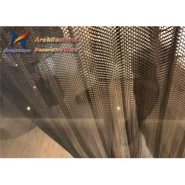 Quality Grey 10m 304 Stainless Steel Wire Mesh Window Curtains for sale