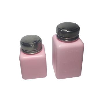 Quality White Blue Pink ESD Dispenser HDPE Solvent Dispenser Press Bottle for sale