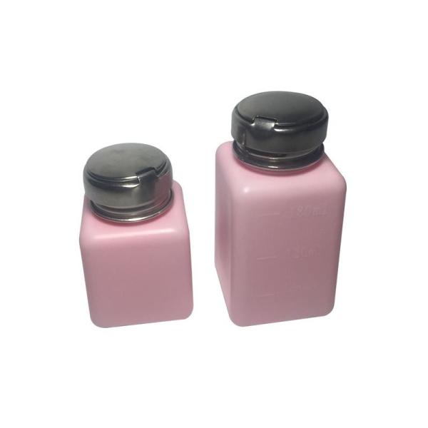 Quality White Blue Pink ESD Dispenser HDPE Solvent Dispenser Press Bottle for sale
