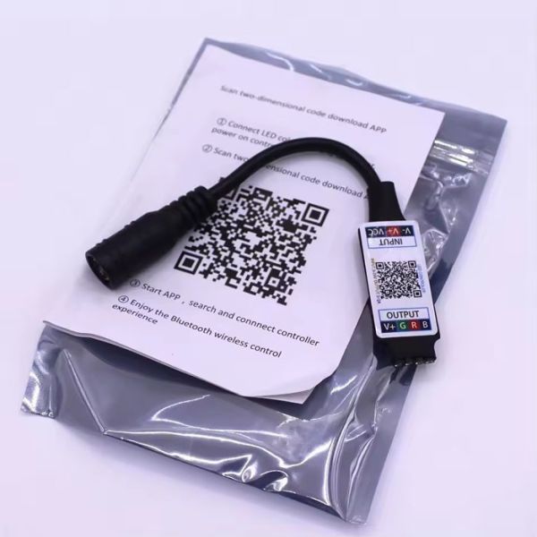 Quality Mini Bluetooth Led Controller Music And Voice Controlled For Rgb Light Strips for sale