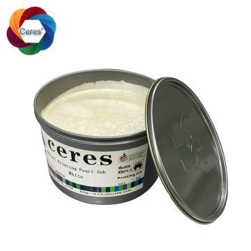 Quality Gravure Gold White Paper Ink 1kg Can Security 3D Stereo Pearl Ink Offset for sale