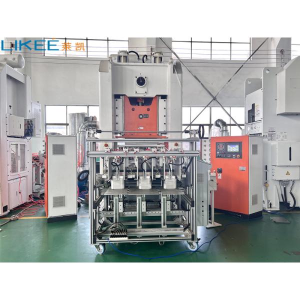 Quality Mitsubishi Controlled 12000 Pcs/h Output Aluminium Foil Container Machine LK-T80 for sale