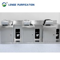 Quality 3 Sinks Circular Angle Design Stainless Steel Wash Tank In Clean Room for sale