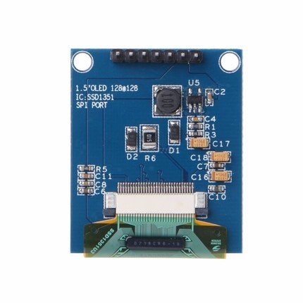 Quality 1.5 Inch 128*128 Resolution OLED Module with 262,144 Colors and SSD135 Driver IC for sale