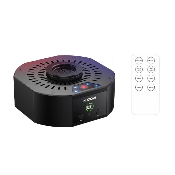 Quality Black Electric Shisha Hookah Bowl with Temperature Adjustable LED and Unique for sale