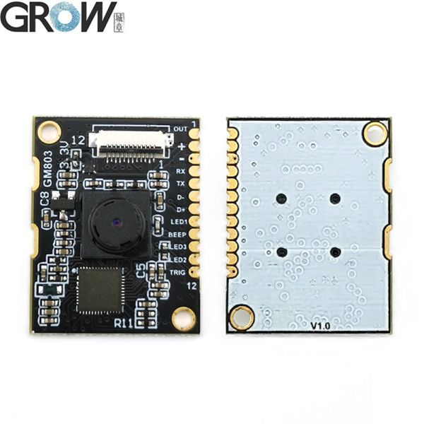Quality GROW GM803 Series Small Cheap DC3.3V USB/TTL232 Interface Barcode Scanner Module for sale