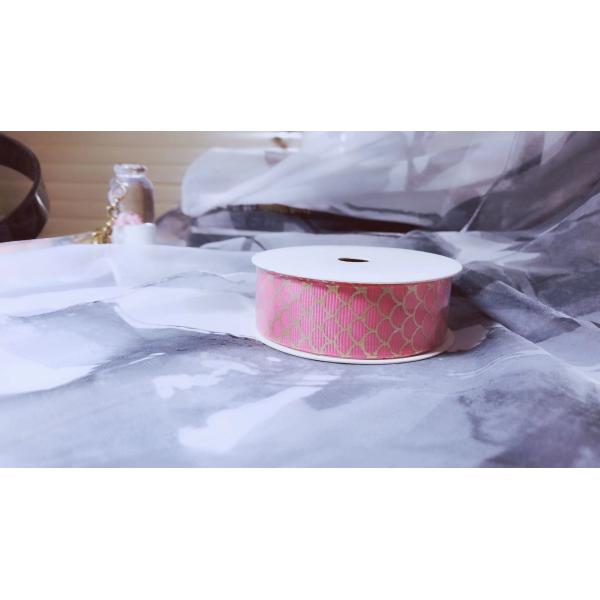 Quality Customized Print Satin Grosgrain Ribbon with Logo For Wrapping Decoration for sale