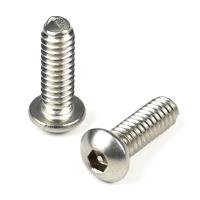 Quality Stainless Steel 304 Button Head Allen Tamper Resistant Hex Full Thread Machine Screws for sale