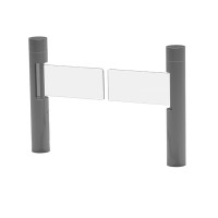 Quality DC 24V Motor Stainless Steel Arm Bi-directional Opening Pedestrian Swing Barrier Gate for Metro Station Access Control for sale