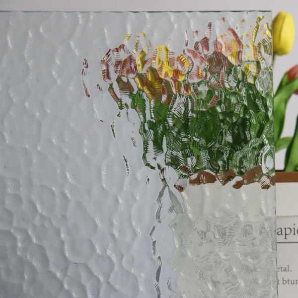 Quality Wide Double Sided Fluted Glass Shower Panel 6mm 8 Mm for sale