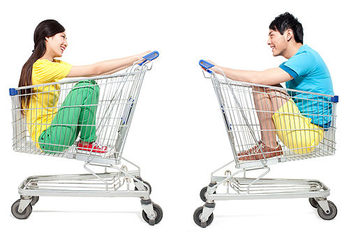 Quality Professional Supermarket Trolley Shopping Cart ISO9001 Certification for sale