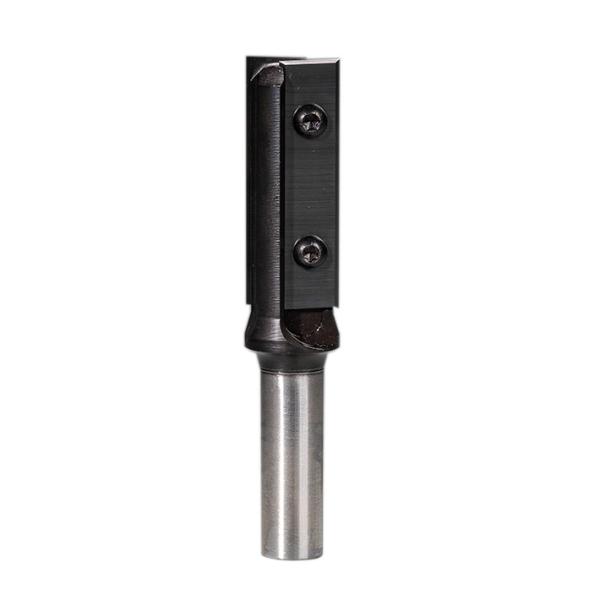 Quality 19×19.5mm Carbide Insert Tooling Double Flute Straight Router Bit for sale