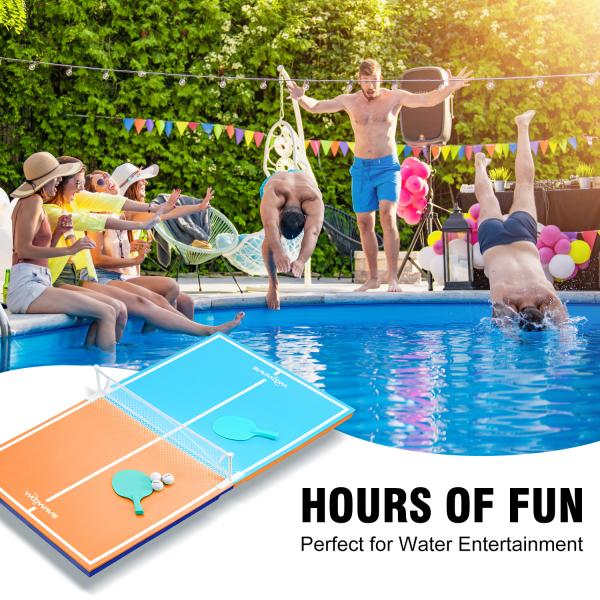 Quality Color EVA Soft Surface Float Pingpong Table for Water Play Games Net Weight kg 3 for sale