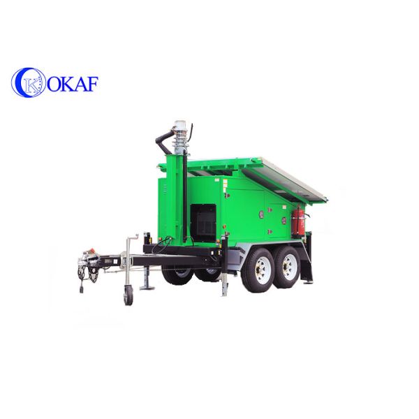 Quality Large Mobile Forensics Construction Light Trailer Outdoor High Bar Lighting for sale