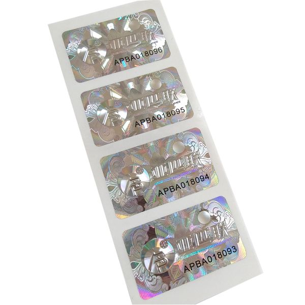 Quality Custom logo Durable QR Code Anti-Anti-ounterfeiting Security Labels Stickers for for sale