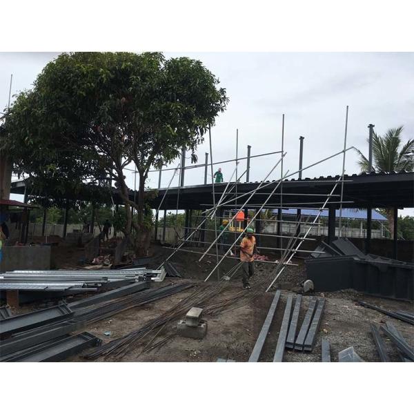 Quality Modern Prefabricated Construction Steel Framing Light Steel Structure Hotel In for sale