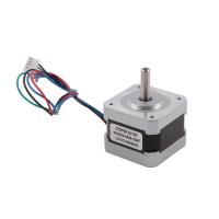 Quality Black Color 42mm Hybrid Linear Stepper Motors 1.8 degree 2phase Nema 17 stepper for sale