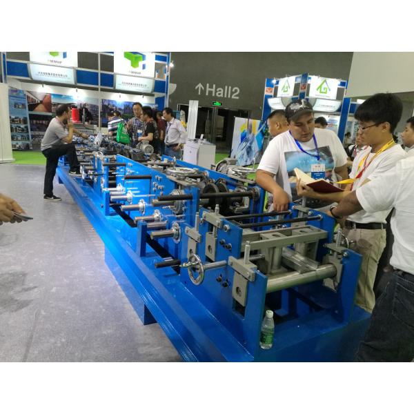 Quality 0.4-0.8mm Thick Glazed Roof Making Machine , Glazed Tile Roll Forming Machine for sale